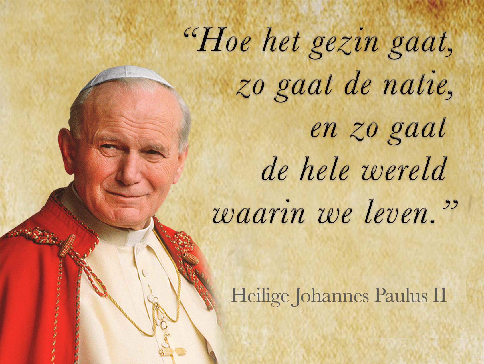 JPII_NL | Naar Jezus door Maria | voor België en de wereld